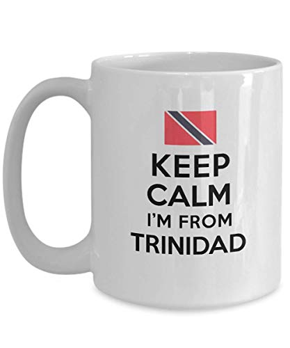 Mug For Trinidadians And Tobagonians Keep Calm I'm From Trinidad And Tobago Best Perfect Cool Mug Ideas Coffee Mug Tea Cup Nationality Pride Men Wom