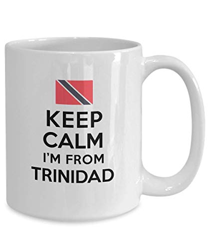 Mug For Trinidadians And Tobagonians Keep Calm I'm From Trinidad And Tobago Best Perfect Cool Mug Ideas Coffee Mug Tea Cup Nationality Pride Men Wom