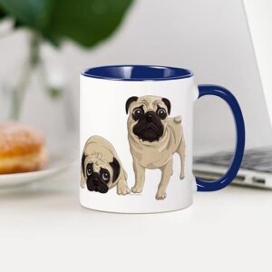 CafePress Pugs Mugs Ceramic Coffee Mug, Tea Cup 11 oz