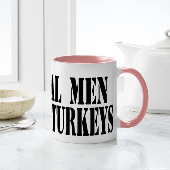 CafePress Real Men Fry Turkeys Mug Ceramic Coffee Mug, Tea Cup 11 oz