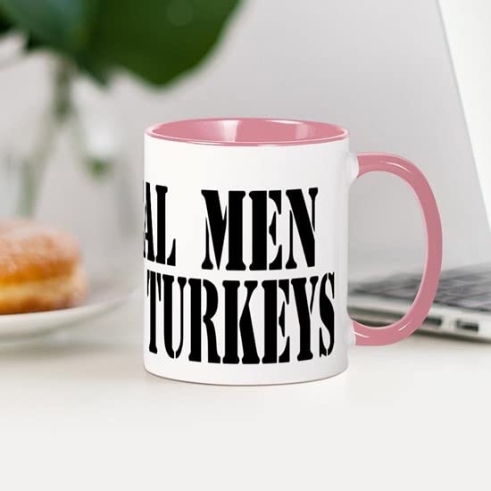 CafePress Real Men Fry Turkeys Mug Ceramic Coffee Mug, Tea Cup 11 oz