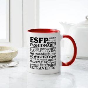 CafePress ESFP Performer Myers Briggs Personality Mugs Ceramic Coffee Mug, Tea Cup 11 oz