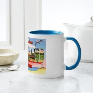 CafePress Long Island New York Greetings Mug Ceramic Coffee Mug, Tea Cup 11 oz