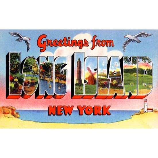 CafePress Long Island New York Greetings Mug Ceramic Coffee Mug, Tea Cup 11 oz