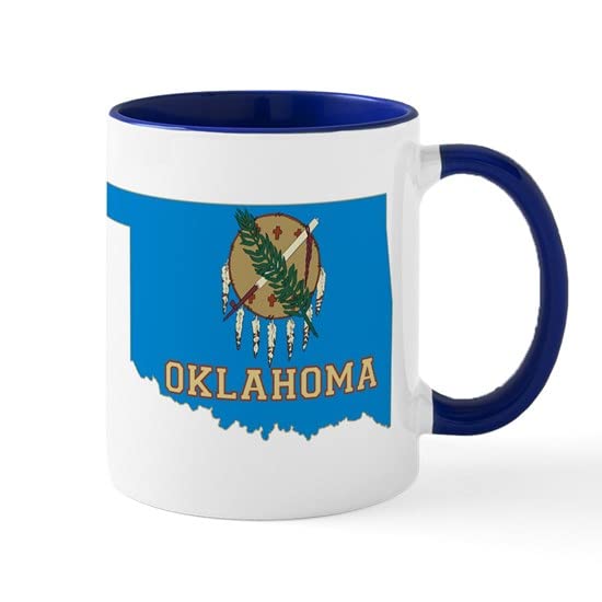 CafePress Oklahoma Flag Mug Ceramic Coffee Mug, Tea Cup 11 oz