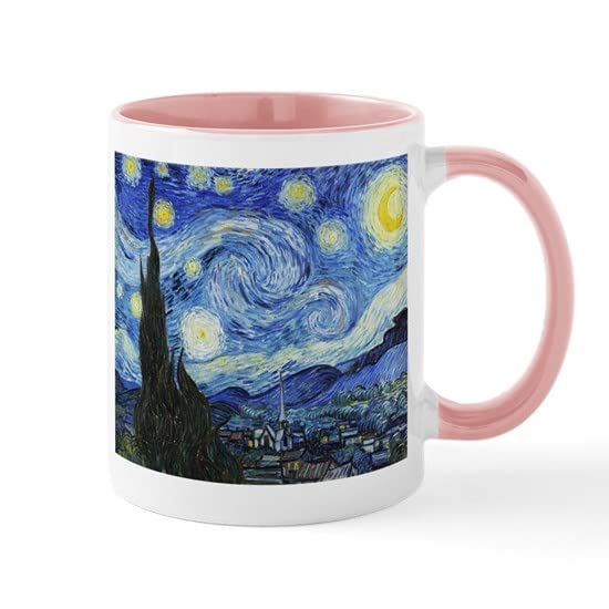 CafePress The Starry Night By Vincent Van Gogh Mug Ceramic Coffee Mug, Tea Cup 11 oz