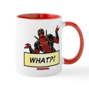 cafepress deadpool what ceramic coffee mug, tea cup 11 oz