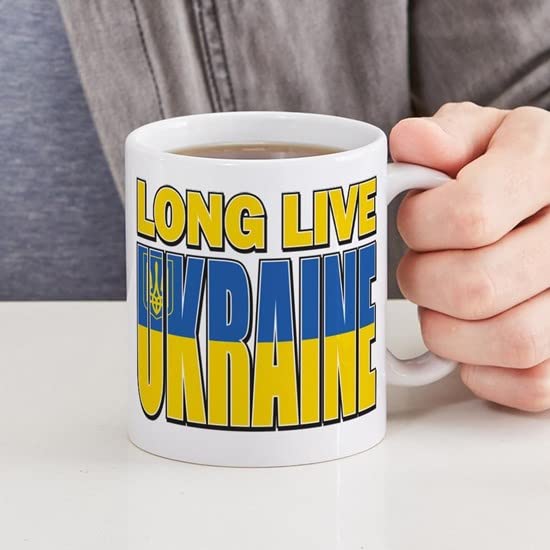 CafePress Long Live Ukraine Ceramic Coffee Mug, Tea Cup 11 oz