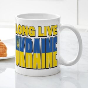 CafePress Long Live Ukraine Ceramic Coffee Mug, Tea Cup 11 oz