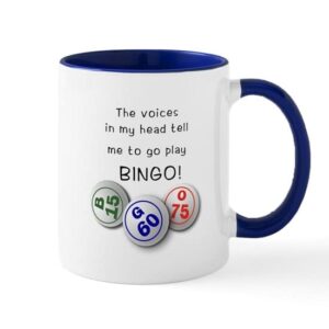 cafepress bingo game mug 02 mugs ceramic coffee mug, tea cup 11 oz