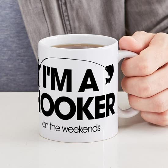 CafePress I'm A Hooker On The Weekends Ceramic Coffee Mug, Tea Cup 11 oz