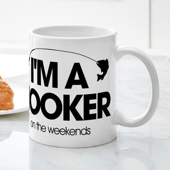 CafePress I'm A Hooker On The Weekends Ceramic Coffee Mug, Tea Cup 11 oz