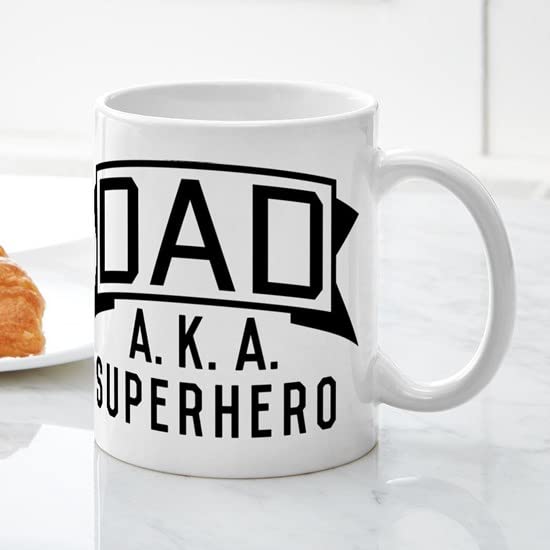 CafePress Superhero Dad Ceramic Coffee Mug, Tea Cup 11 oz