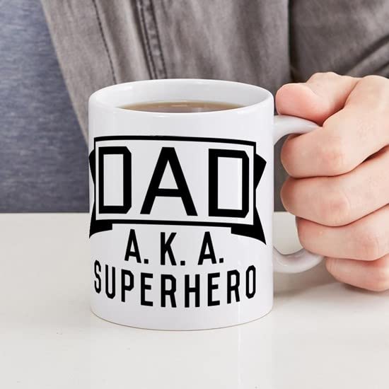 CafePress Superhero Dad Ceramic Coffee Mug, Tea Cup 11 oz