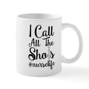 cafepress i call all the shots 15 oz ceramic large mug ceramic coffee mug, tea cup 11 oz