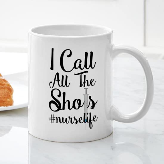 CafePress I Call All The Shots 15 Oz Ceramic Large Mug Ceramic Coffee Mug, Tea Cup 11 oz