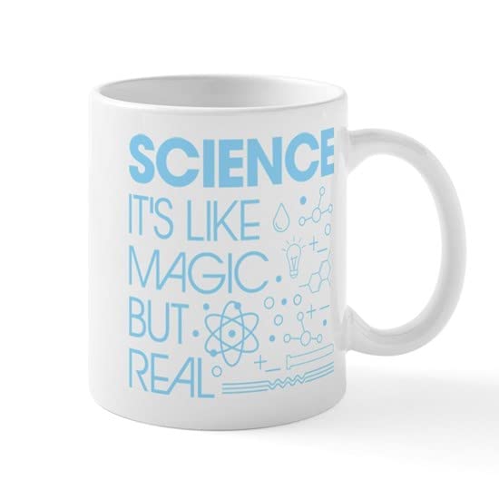 CafePress Science Like Magic But Real Mugs Ceramic Coffee Mug, Tea Cup 11 oz