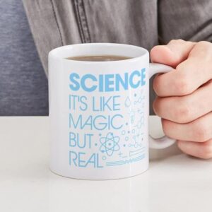 CafePress Science Like Magic But Real Mugs Ceramic Coffee Mug, Tea Cup 11 oz