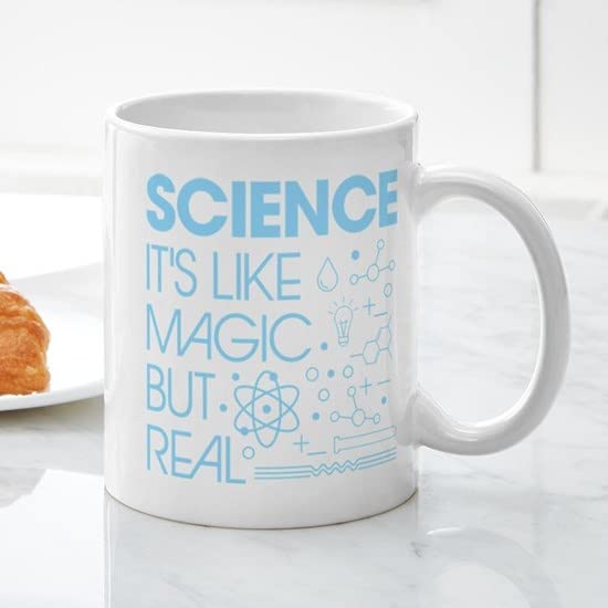 CafePress Science Like Magic But Real Mugs Ceramic Coffee Mug, Tea Cup 11 oz