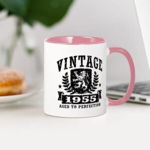 CafePress Vintage 1955 Mug Ceramic Coffee Mug, Tea Cup 11 oz