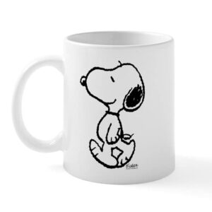 cafepress peanuts snoopy mugs ceramic coffee mug, tea cup 11 oz