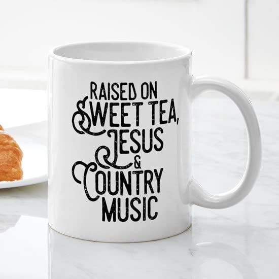 CafePress Raised On Sweet Tea Ceramic Coffee Mug, Tea Cup 11 oz