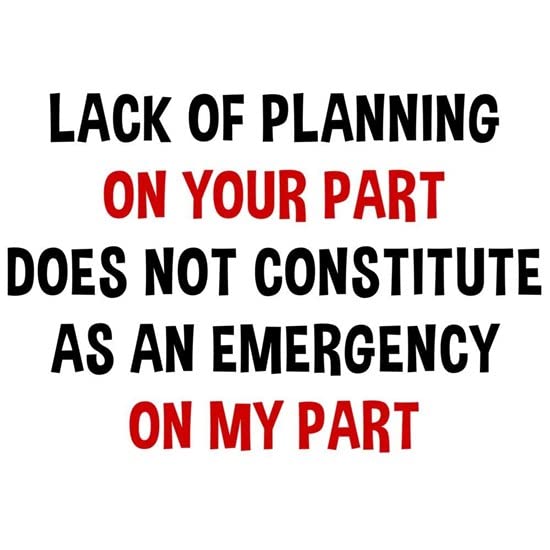 CafePress Lack Of Planning On Your 15 Oz Ceramic Large Mug Ceramic Coffee Mug, Tea Cup 11 oz