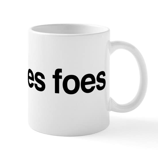 CafePress Faux Poes Foes Ceramic Coffee Mug, Tea Cup 11 oz