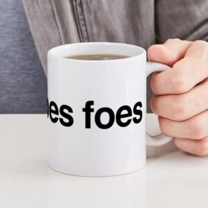 CafePress Faux Poes Foes Ceramic Coffee Mug, Tea Cup 11 oz