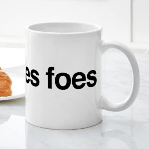 CafePress Faux Poes Foes Ceramic Coffee Mug, Tea Cup 11 oz