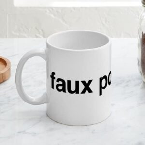 CafePress Faux Poes Foes Ceramic Coffee Mug, Tea Cup 11 oz