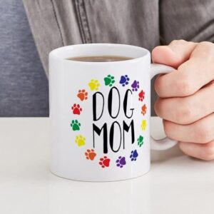 CafePress Dog Mom Mugs Ceramic Coffee Mug, Tea Cup 11 oz