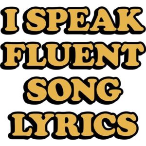 CafePress I Speak Fluent Song Lyrics Ceramic Coffee Mug, Tea Cup 11 oz