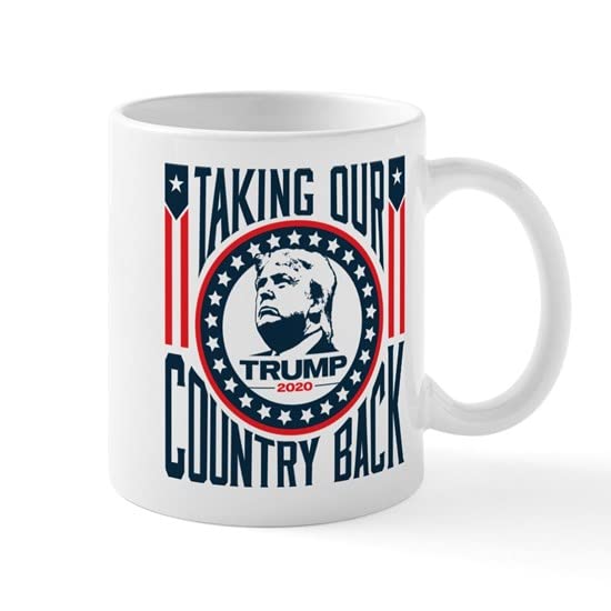 CafePress Trump 2020 Taking Our Country Ceramic Coffee Mug, Tea Cup 11 oz