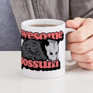 CafePress Awesome Possum 15 Oz Ceramic Large Mug Ceramic Coffee Mug, Tea Cup 11 oz