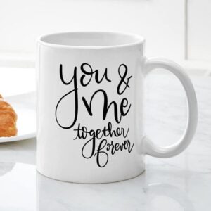 CafePress Together Forever Ceramic Coffee Mug, Tea Cup 11 oz