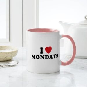 CafePress I Love Mondays Mug Ceramic Coffee Mug, Tea Cup 11 oz