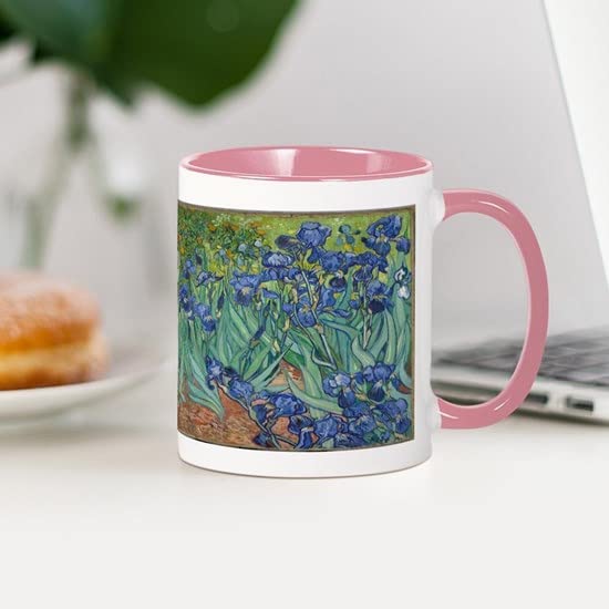 CafePress Vincent Van Gogh's Irises Mugs Ceramic Coffee Mug, Tea Cup 11 oz