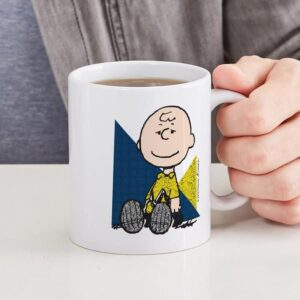 CafePress Charlie Brown Sitting Ceramic Mug Ceramic Coffee Mug, Tea Cup 11 oz