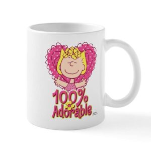 cafepress sally 100% adorable ceramic mug ceramic coffee mug, tea cup 11 oz