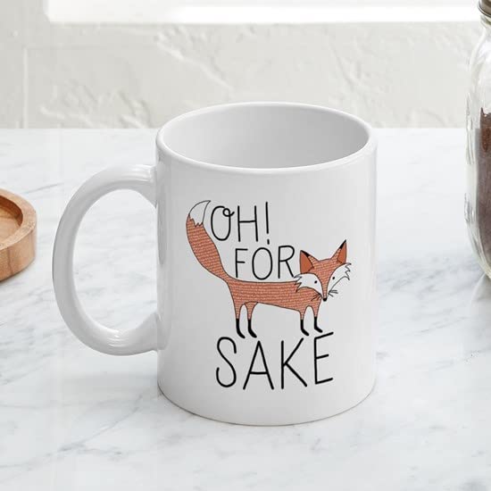 CafePress Oh! For Fox Sake Mugs Ceramic Coffee Mug, Tea Cup 11 oz