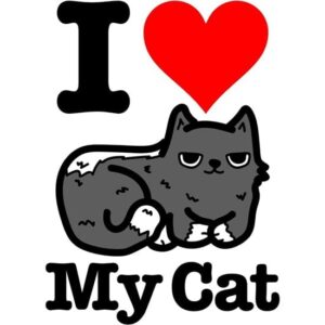 CafePress I Heart My Cat Mug Ceramic Coffee Mug, Tea Cup 11 oz