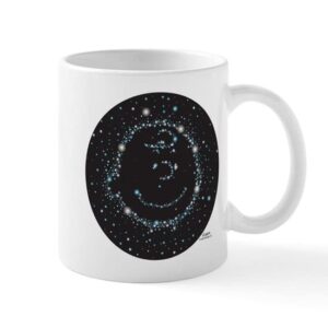 cafepress spacey charlie brown ceramic coffee mug, tea cup 11 oz