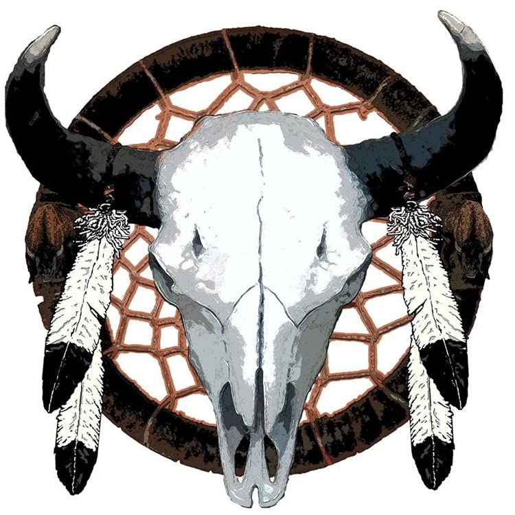 CafePress Buffalo Skull Dream Catcher Mug Ceramic Coffee Mug, Tea Cup 11 oz