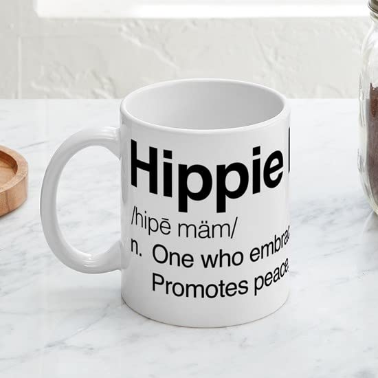 CafePress Hippie Mom Mug Ceramic Coffee Mug, Tea Cup 11 oz