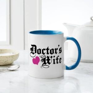 CafePress Doctor's Wife Mug Ceramic Coffee Mug, Tea Cup 11 oz