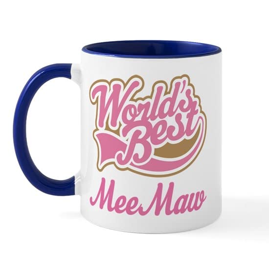 CafePress Meemaw (Worlds Best) Mug Ceramic Coffee Mug, Tea Cup 11 oz