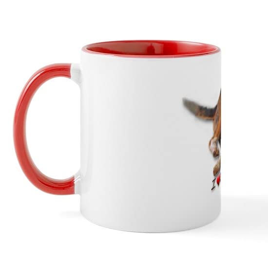 CafePress Two Beagles Mug Ceramic Coffee Mug, Tea Cup 11 oz