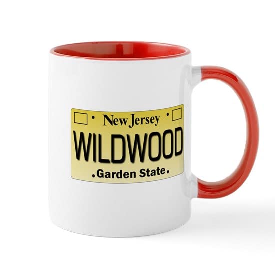 CafePress Wildwood NJ Tagwear Mug Ceramic Coffee Mug, Tea Cup 11 oz