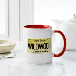 CafePress Wildwood NJ Tagwear Mug Ceramic Coffee Mug, Tea Cup 11 oz